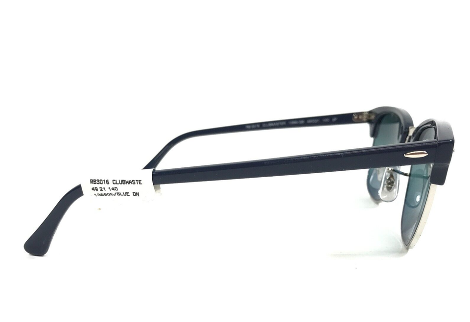 Ray-Ban Sunglasses RB3016 CLUBMASTER 1366/G6 Chromance Polished Blue ...