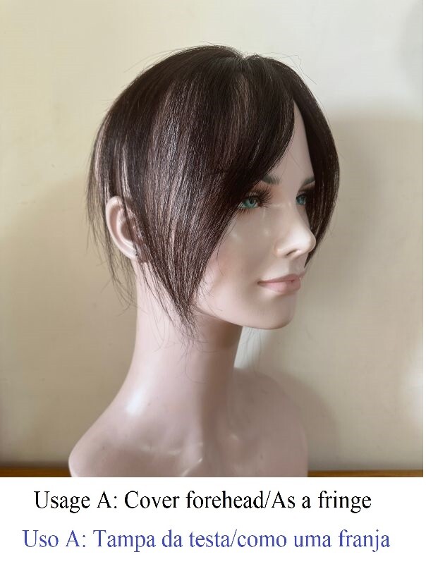 100%Human Hair Free Parting Hair Topper,Super Thin and Breathable,Top ...