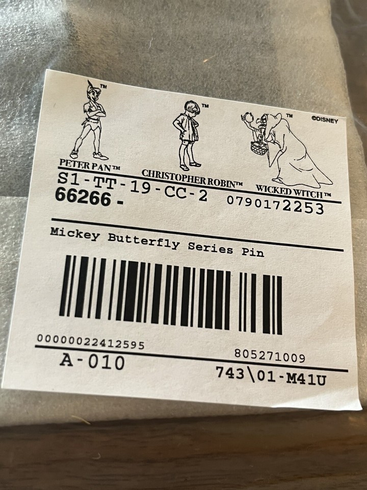 DISNEY Shopping Mickey Mouse Butterfly Series LE 250 Rare PIN 2008 | eBay