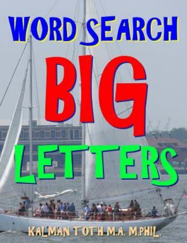Word Search Big Letters : 133 Extra Large Print Entertaining Themed ...