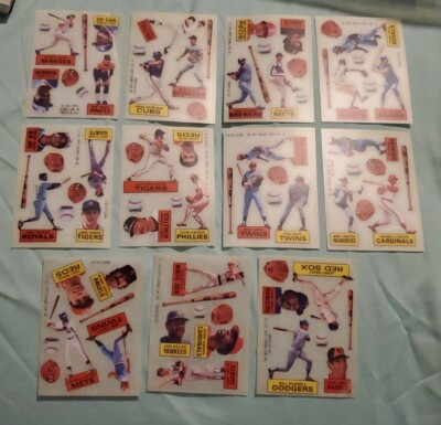 1985 Topps MLB Stickers (11) Card Lot Baseball Vintage | eBay