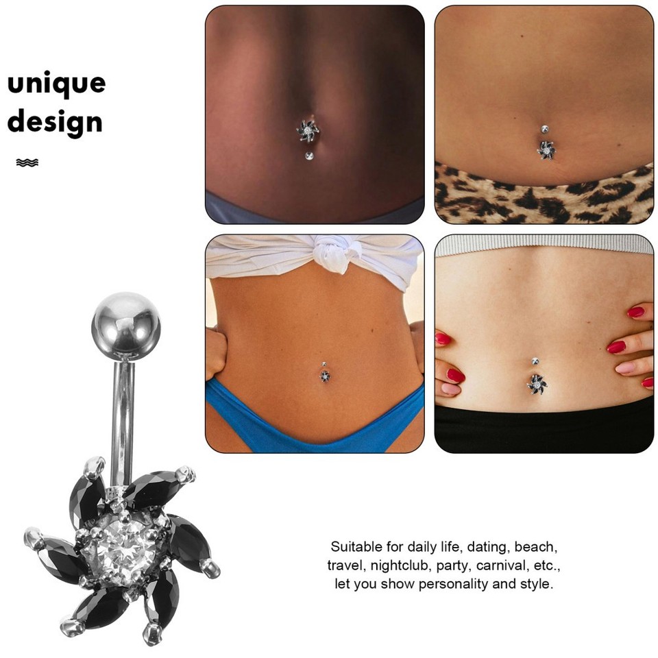 Belly Button Jewelry Decorative Belly Button Charms Belly Rings Belly ...