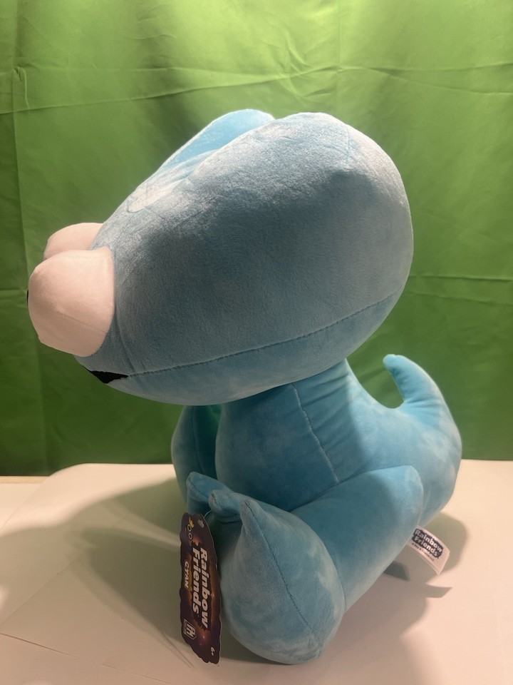 Rainbow Friends 15" GIANT CYAN PLUSH Stuffed Toy Figure 2025 New With ...