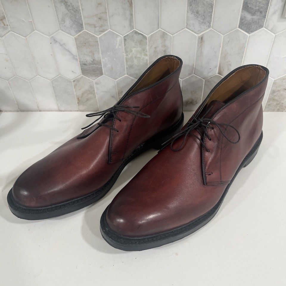 Allen Edmonds Brooks Brothers Oxblood Leather Chukka Boot USA Made Men ...