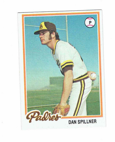 Dan Spillner San Diego Padres Pitcher #488 Topps 1978 #Baseball Card | eBay