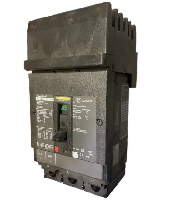 Square D I-Line PowerPact HGA36025 3 Pole Circuit Breaker for sale ...