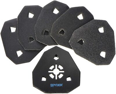 Spyder 750000 Double-Sided Oscillating Nonagonal Sanding Pad w/ 10 ...