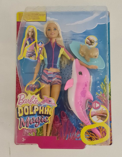 Mattel Barbie Dolphin Magic Snorkel Fun Friends Doll (FBD63) for sale ...