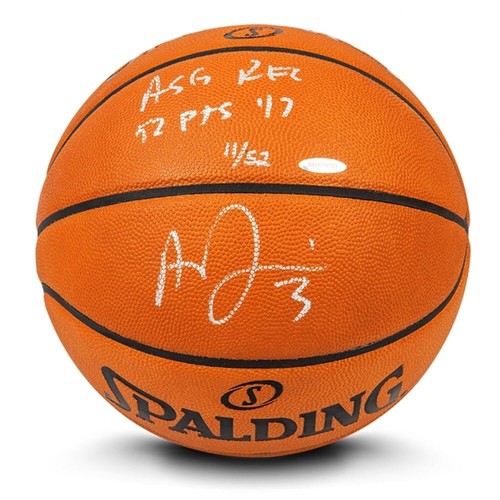 Anthony Davis Signed Autographed Authentic Basketball Lakers Inscribed ...