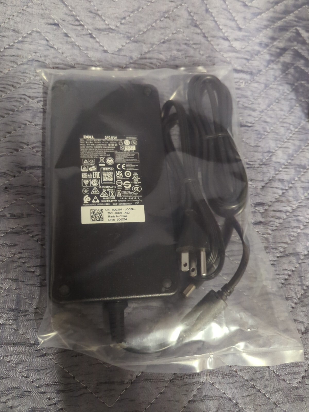 Original Dell 19.5V 12.31A AC Adapter for Alienware m15 R7 LA240PM190 ...