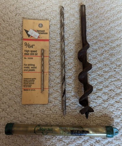 DRILL BITS LARGE SIZES and small package LOT concrete stone bit | eBay
