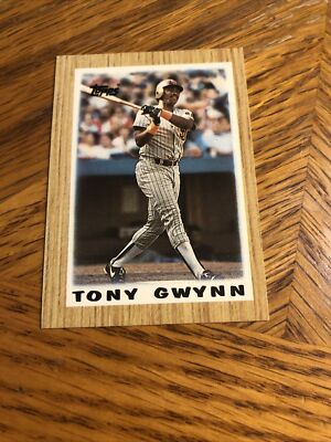 1987 Topps Mini-League Leaders Tony Gwynn #35 Baseball San Diego Padres ...