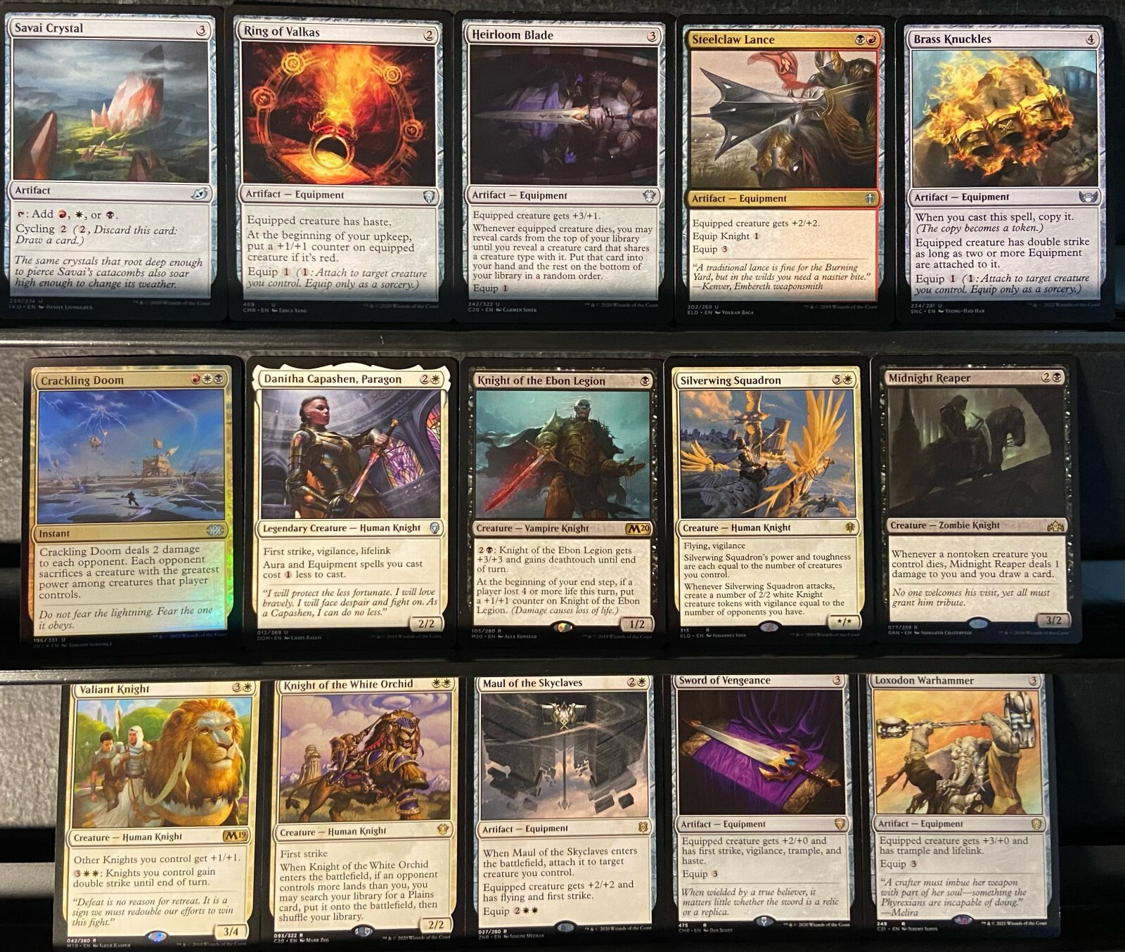 ***Custom Commander Deck*** Syr Gwyn, Hero of Ashvale - Knights & Equip ...