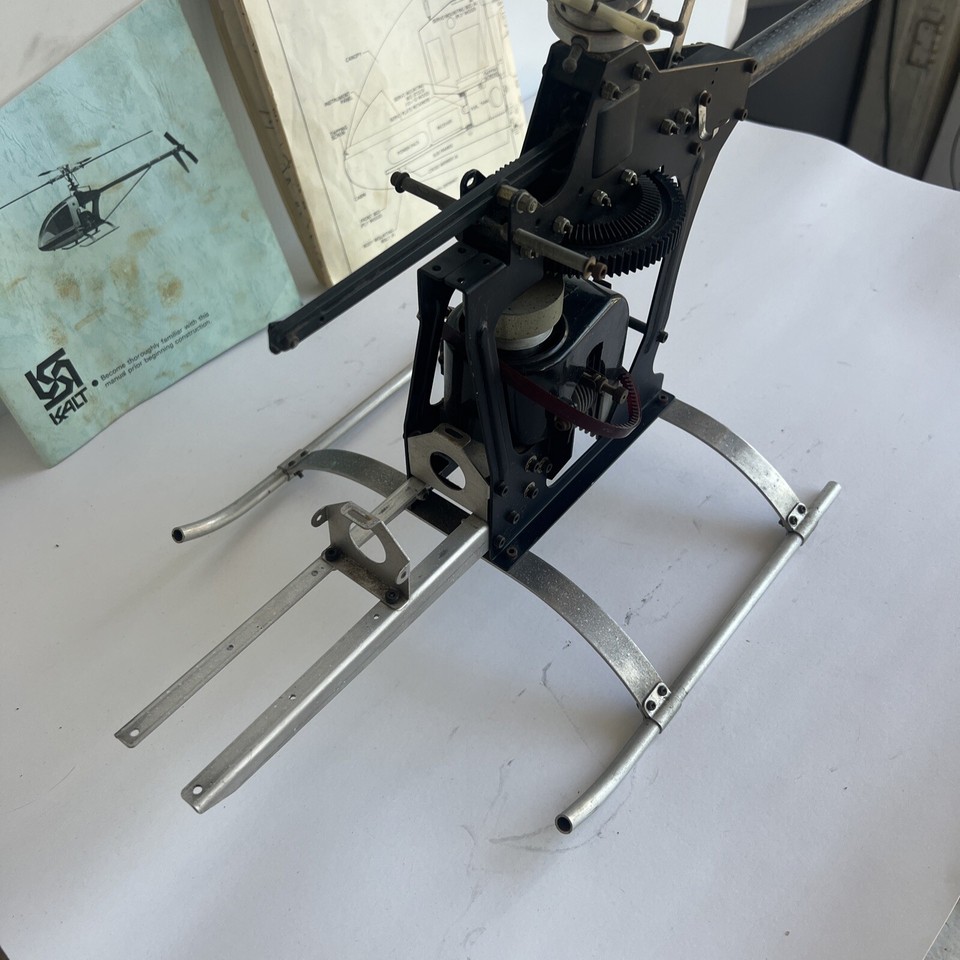 Kalt 20 Baron Helicopter Project FOR PARTS O.S. MAX Vintage Incomplete ...