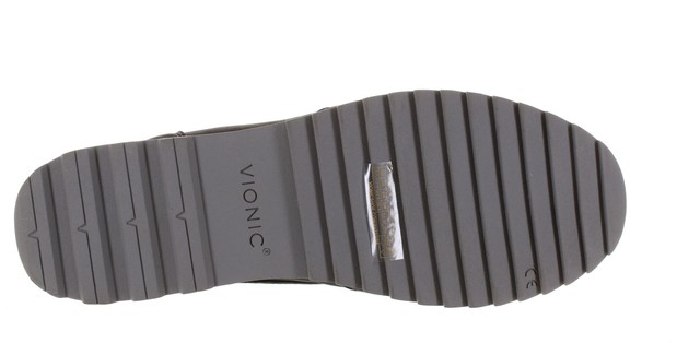 Vionic Nolan Women's Hiking Boot With Arch Supp Black Lthr Canvas - 9.5 ...