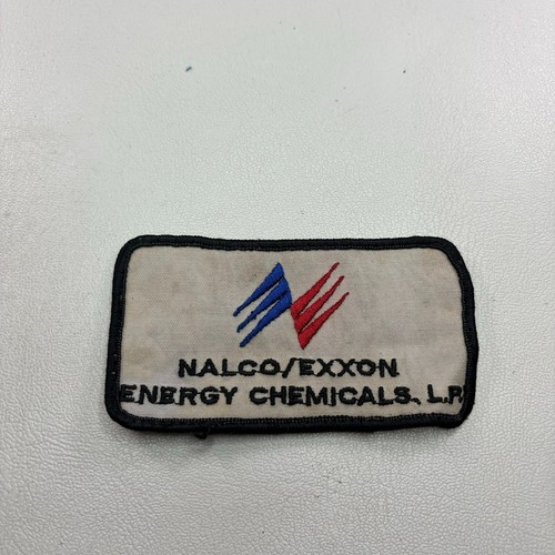 VINTAGE & ROUGH! NALCO/EXXON ENERGY CHEMICALS Patch T063 | eBay