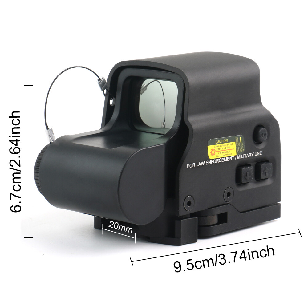558 Green/Red Dot Holographic Reflex Sight + G33 3X Magnifier QD Side ...