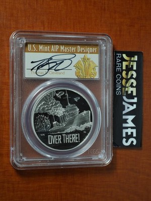 2018 P PROOF SILVER U.S. NAVY MEDAL PCGS PR70 DCAM THOMAS CLEVELAND ...