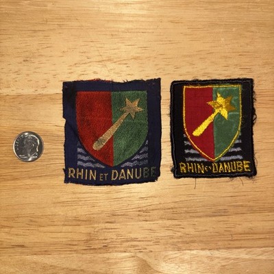 Pair Of Assorted French Army Patch’s 1e Armee Patch’s ** | eBay
