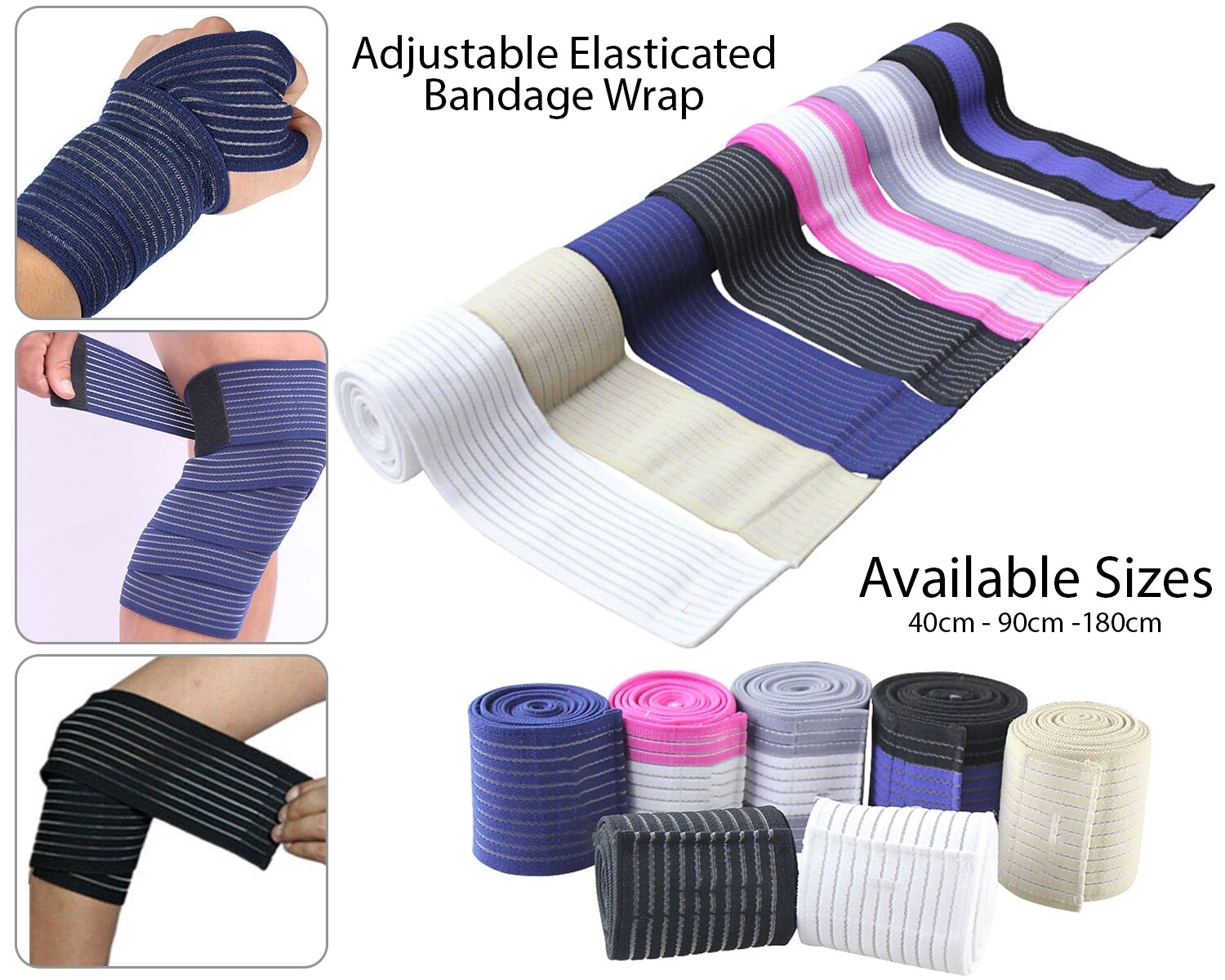 Elbow Bandage Compression Sleeve Wrap Elastic Support Brace Strap ...