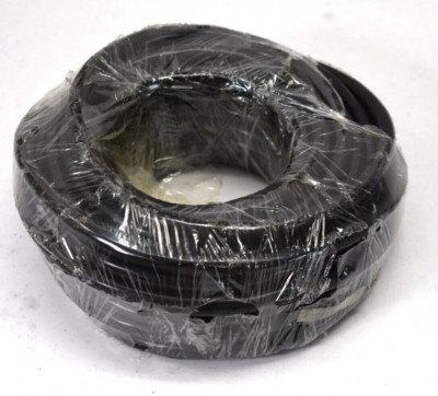 DoAuto 50' Heavy Duty PVC Black Vinyl Sheath 14/4 4 Way Black Cable ...