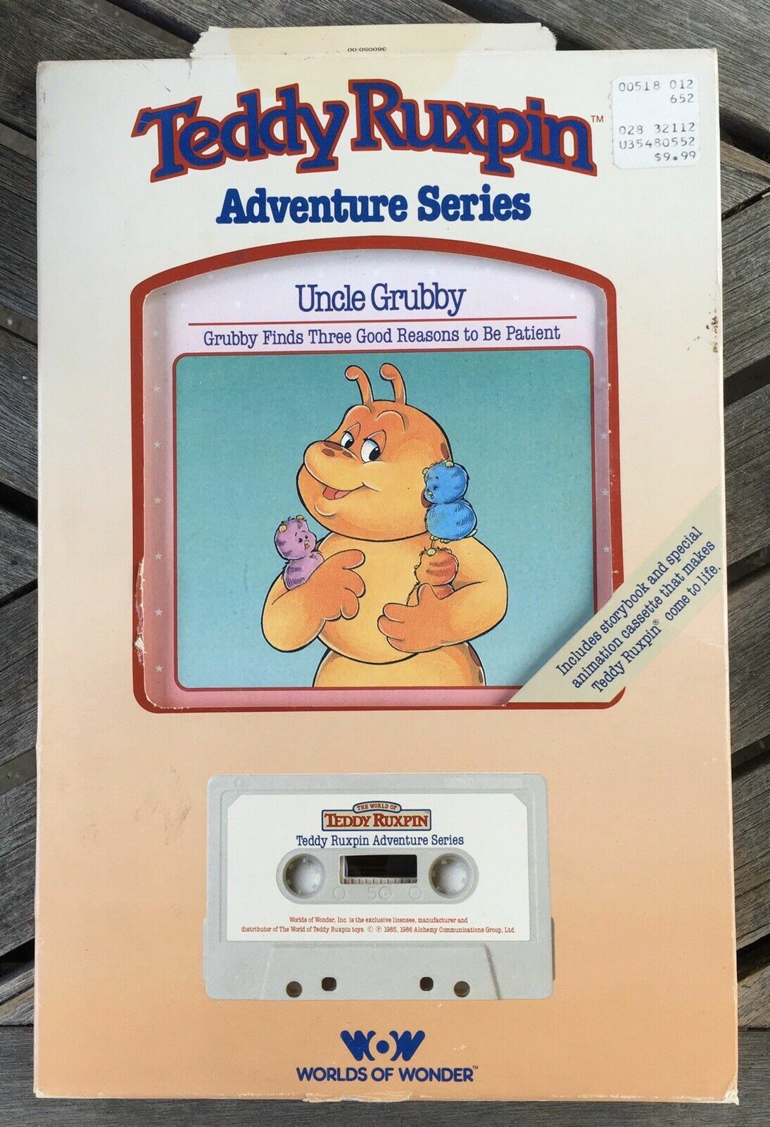 Teddy Ruxpin Adventure Series Uncle Grubby Book & Audio Cassette Brand ...