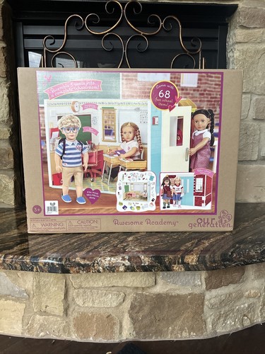 Our Generation Awesome Academy School Room Set for 18 inch Dolls for ...