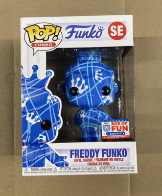 Funko Pop! 2021 Fundays Box Of Fun Freddy Funko Art Series Blue & White ...
