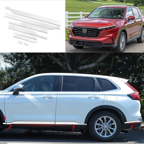 8P For Honda CRV CR-V 2023 2024 Car Body Side Door Moulding Trim Cover ...