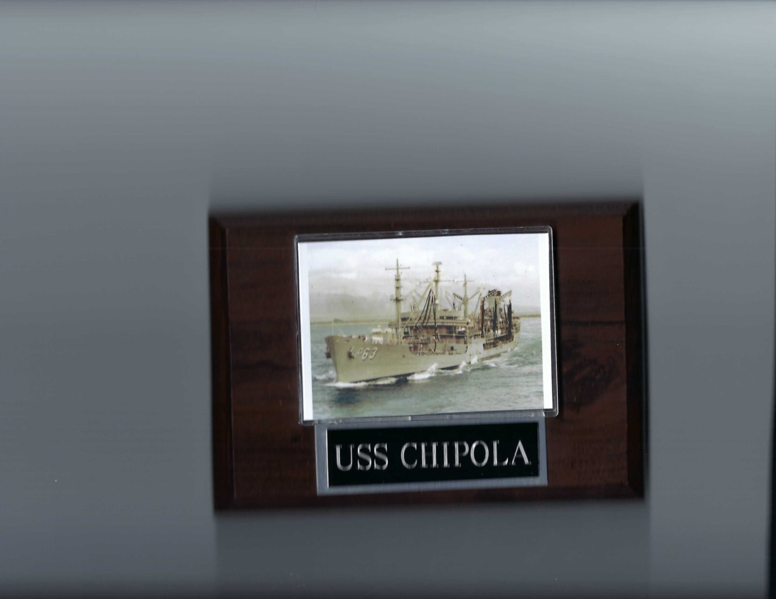 USS CHIPOLA PLAQUE AO-63 NAVY US USA MILITARY SHIP CIMARRON-CLASS FLEET ...