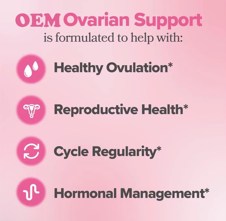 FLO Ovarian Support Vitamin 90 Vegan Capsules Supplement Hormone ...