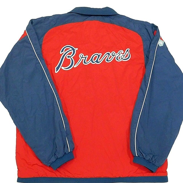 Pro Player Genuine Merchandise Atlanta Braves Jacket Windbreaker Medium ...