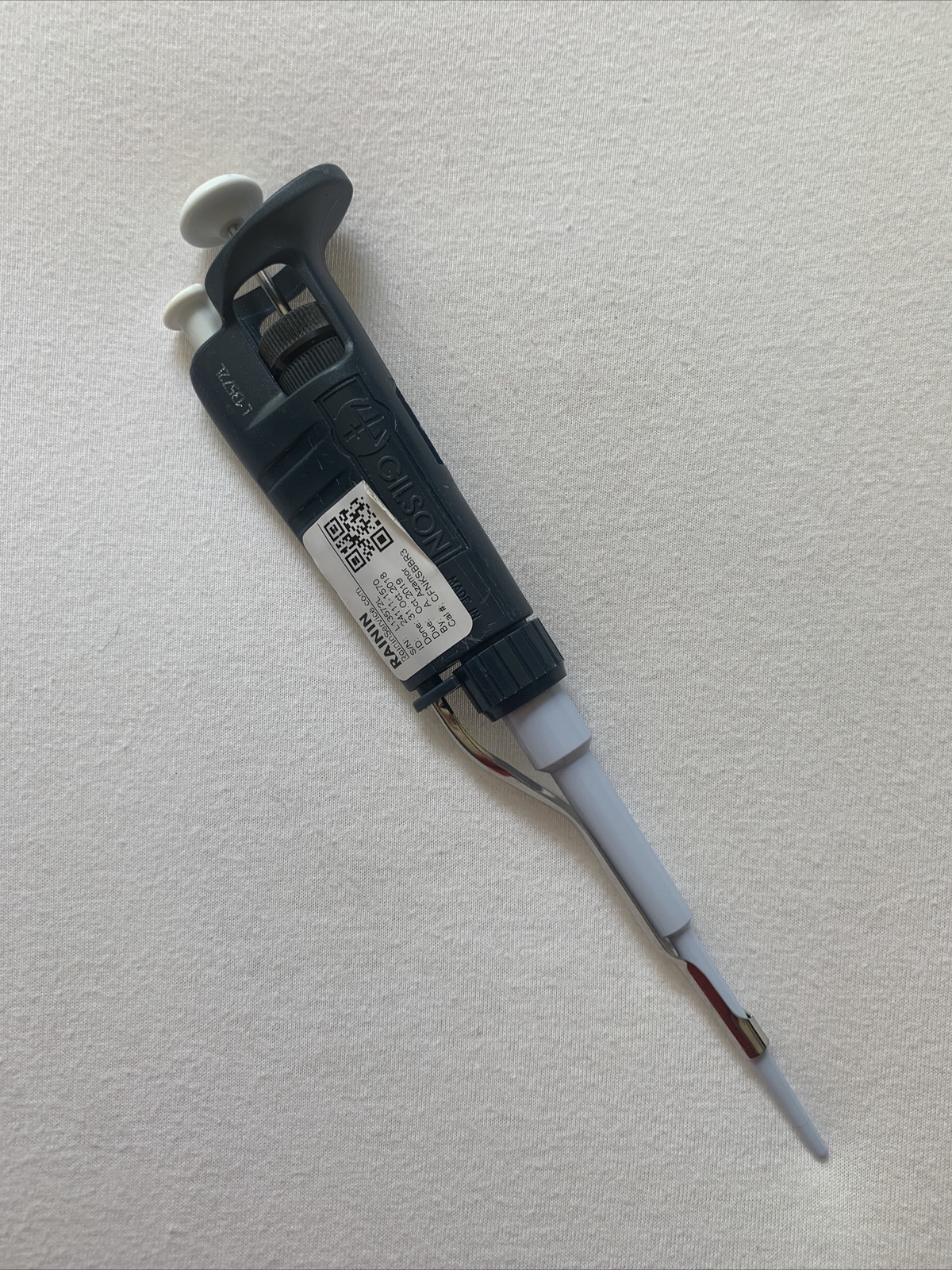 Gilson ~ P20 ~ Pipetman Single Channel Pipettor Pipet ~ Previously ...