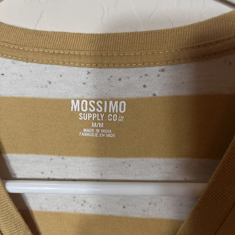 Mens Mossimo Supply Co Shirt Adult Size Medium V-Neck Short Sleeve ...