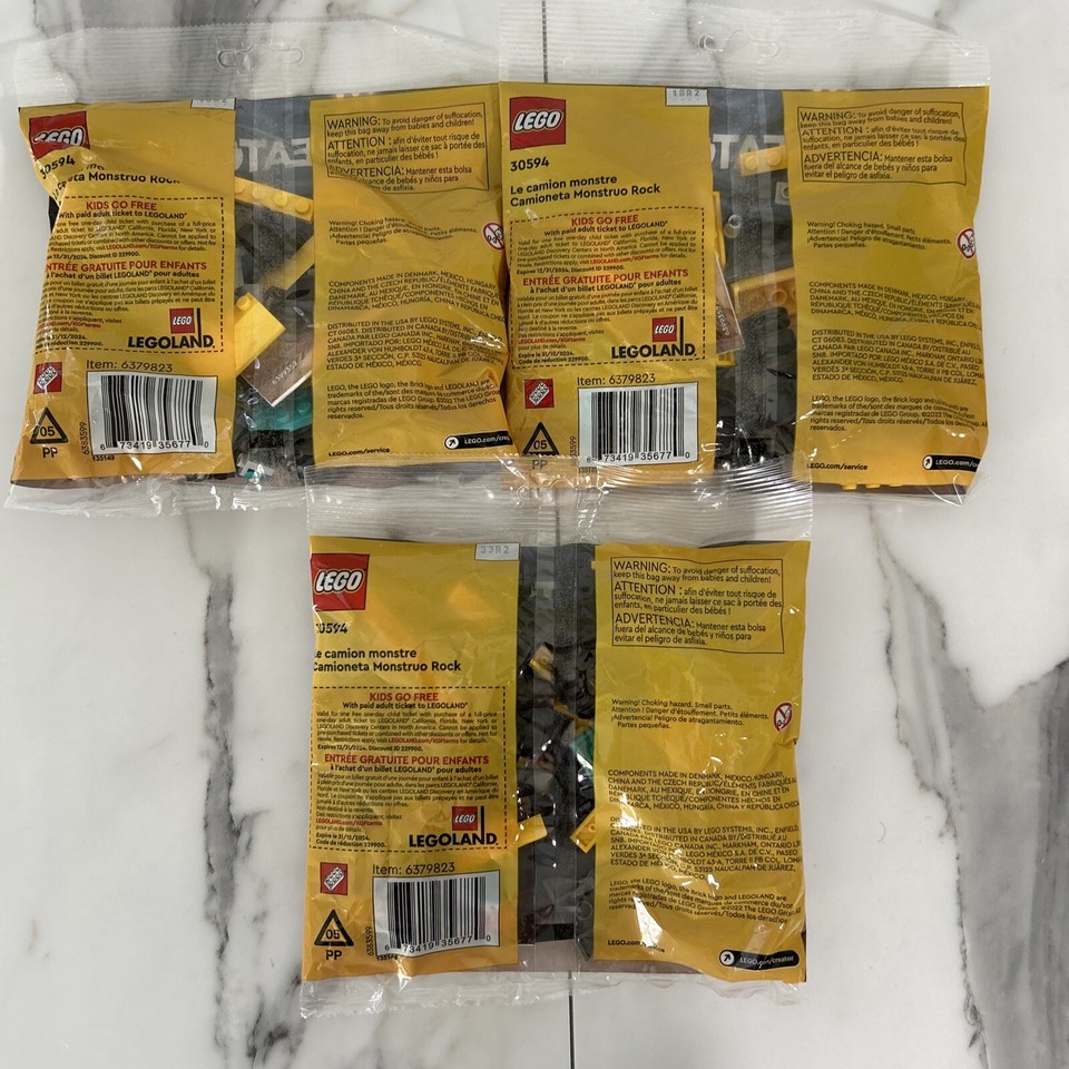 LEGO CREATOR: Rock Monster Truck 30594 - New/Sealed in Bag - Retired ...