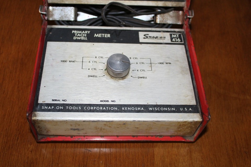 Snap-on MT416, Primary Tach Dwell Meter model C *Untested* | eBay