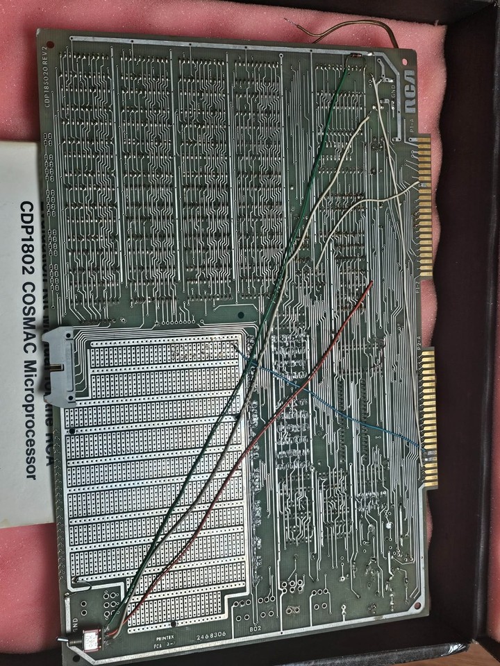 Rare Vintage RCA Cosmac Evaluation Kit Computer 18S020 REV 2 w/Manual ...