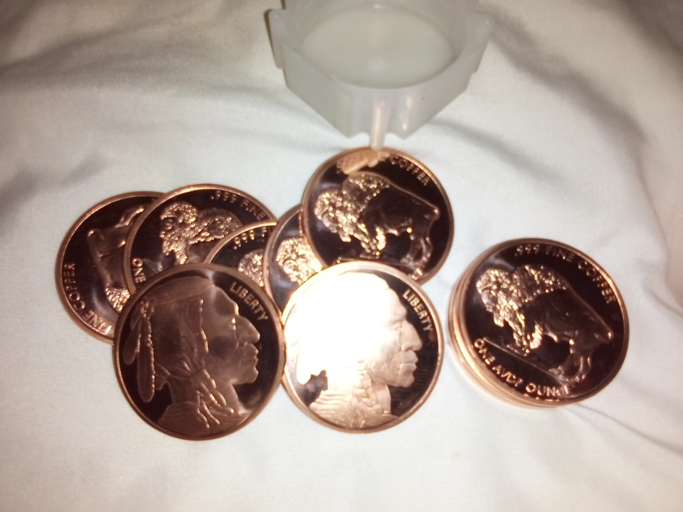 1 oz Buffalo Copper Round 1 Ounce .999 Pure Copper Round Coin | eBay