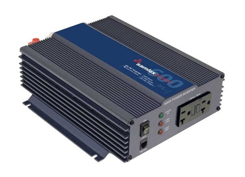 Samlex America PST-600-12 Pure Sine Inverter, 12V, 120 Vac, 600W ...
