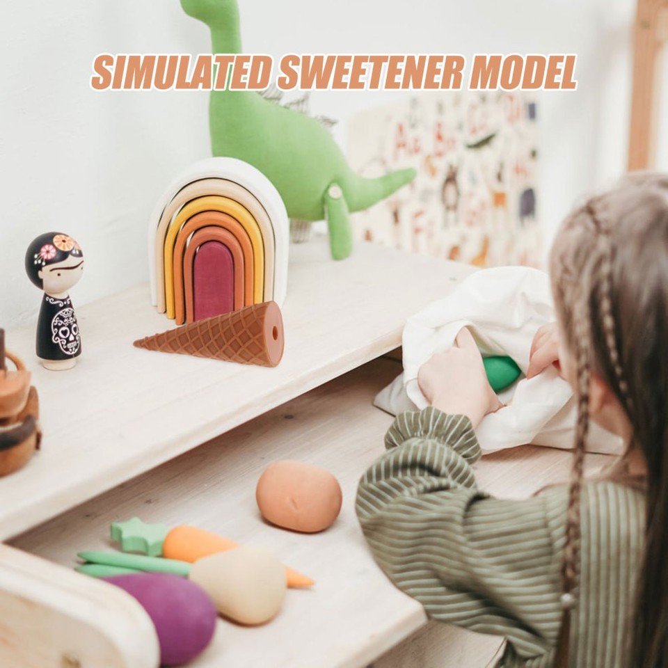 Fake Ice Cream Cone Prop Realistic Ice Cream Cone Toy Realistic Fake ...