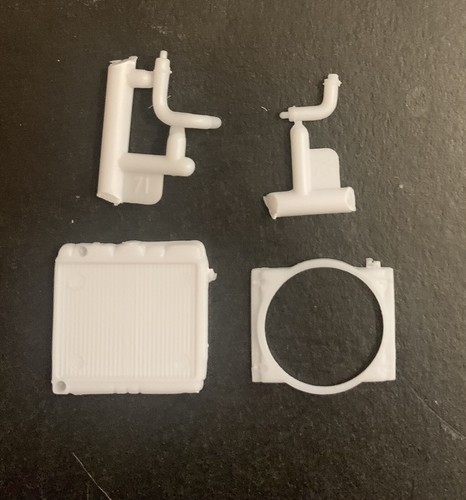 68 Dodge Dart 440 Magnum RADIATOR 116 1664 Model Car Part COMBINE PARTS ...