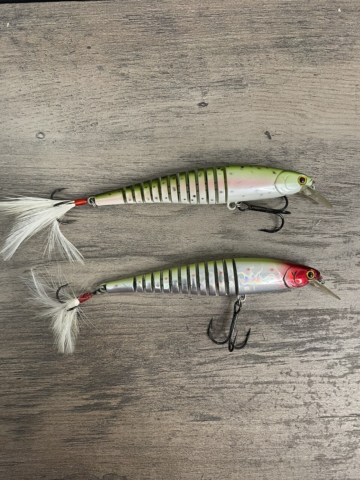 Lot Of 2 Lucky Craft Live Pointer 95 SP Lures Suspending Jointed Jerkbait | eBay