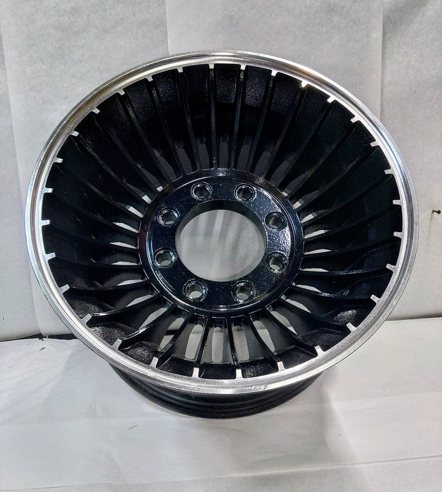 Vintage Turbine Hurricane Aluminum 8 Lug 4x4 Truck Wheels Cyclone ...