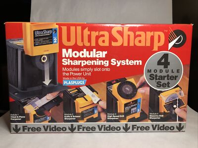 NIB Ultra Sharp Modular Sharpening Kit DCS-410US Drill bit sharpener 4 ...