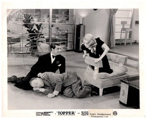 Topper Original Lobby Card 1937 Cary Grant Constance Bennett Roland ...