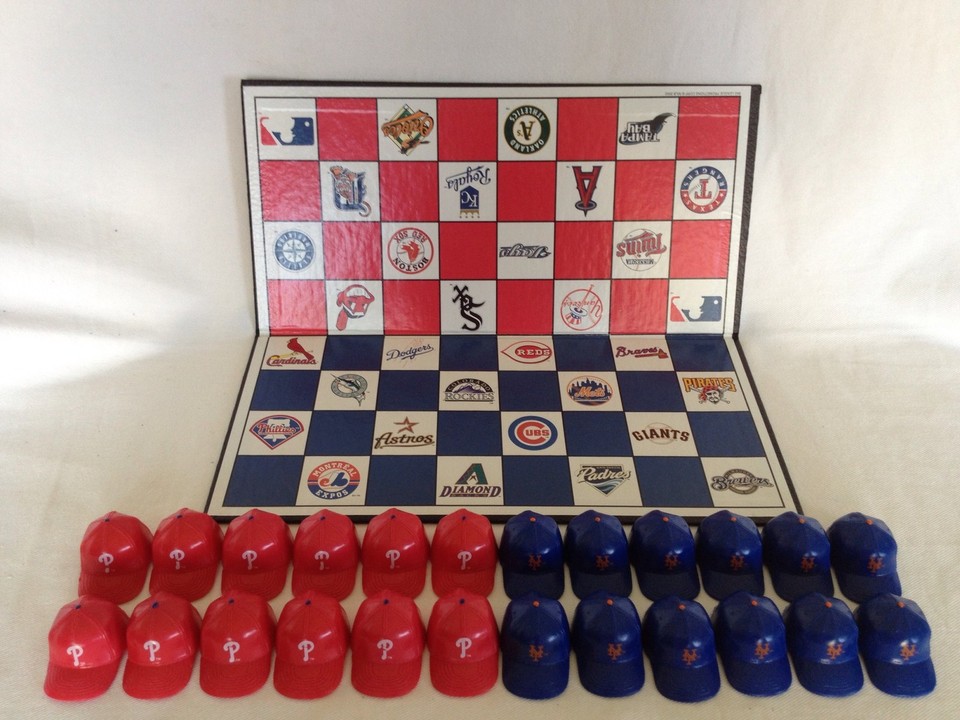 MLB Baseball Checkers Game Mets vs. Phillies | eBay