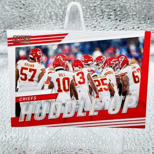 Kansas City Chiefs 2022 Panini Score Football # HU-KC Huddle Up Insert ...