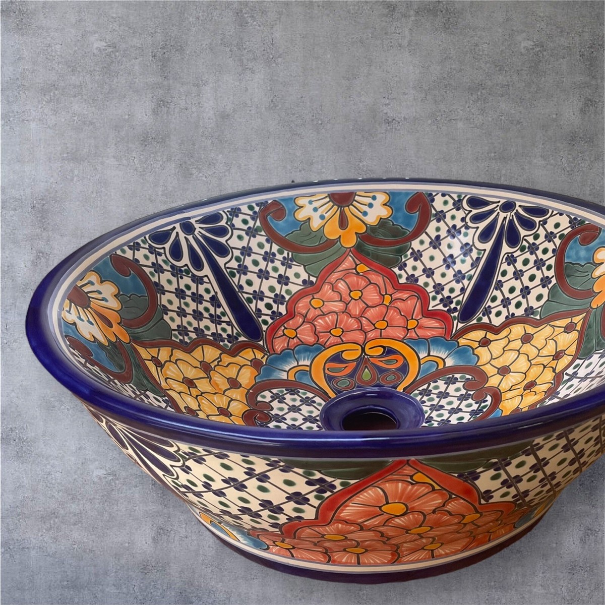 Mexican Style Bathroom Sinks Handmade Bathroom Talavera Rectangle
