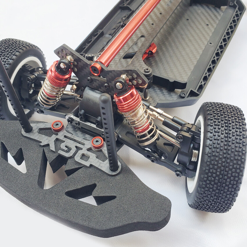 Metal Carbon Fiber Chassis Frame Kit For 1/10 Rally Racing Off-Road RC ...