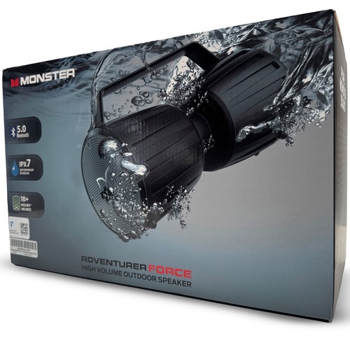 Monster Adventurer Force High Volume Outdoor Speaker NEW SEALED Fast ...
